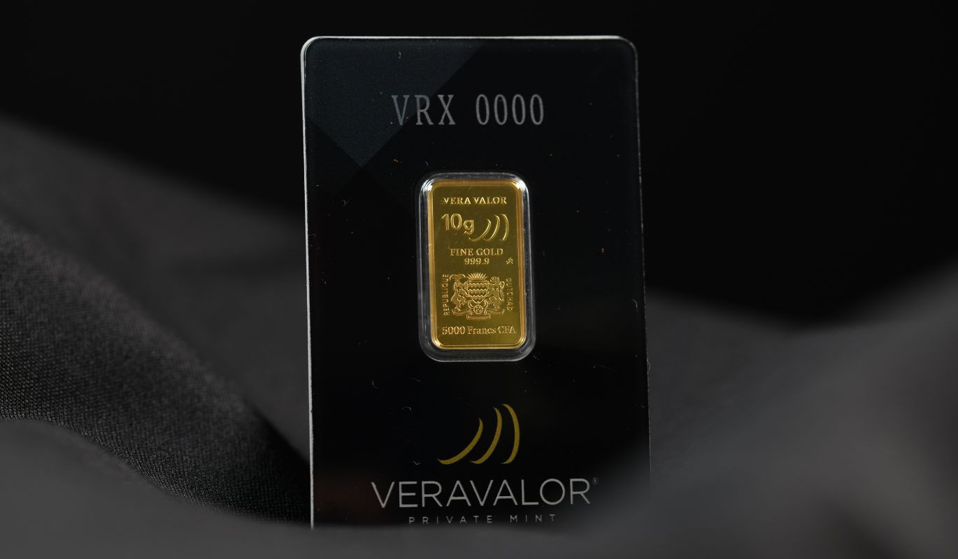 VRX - The rectangular coin collection of 10 grams of pure gold - VeraValor